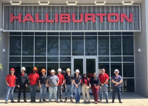 UL Lafayette Petroleum Engineering Students Visit Halliburton ...